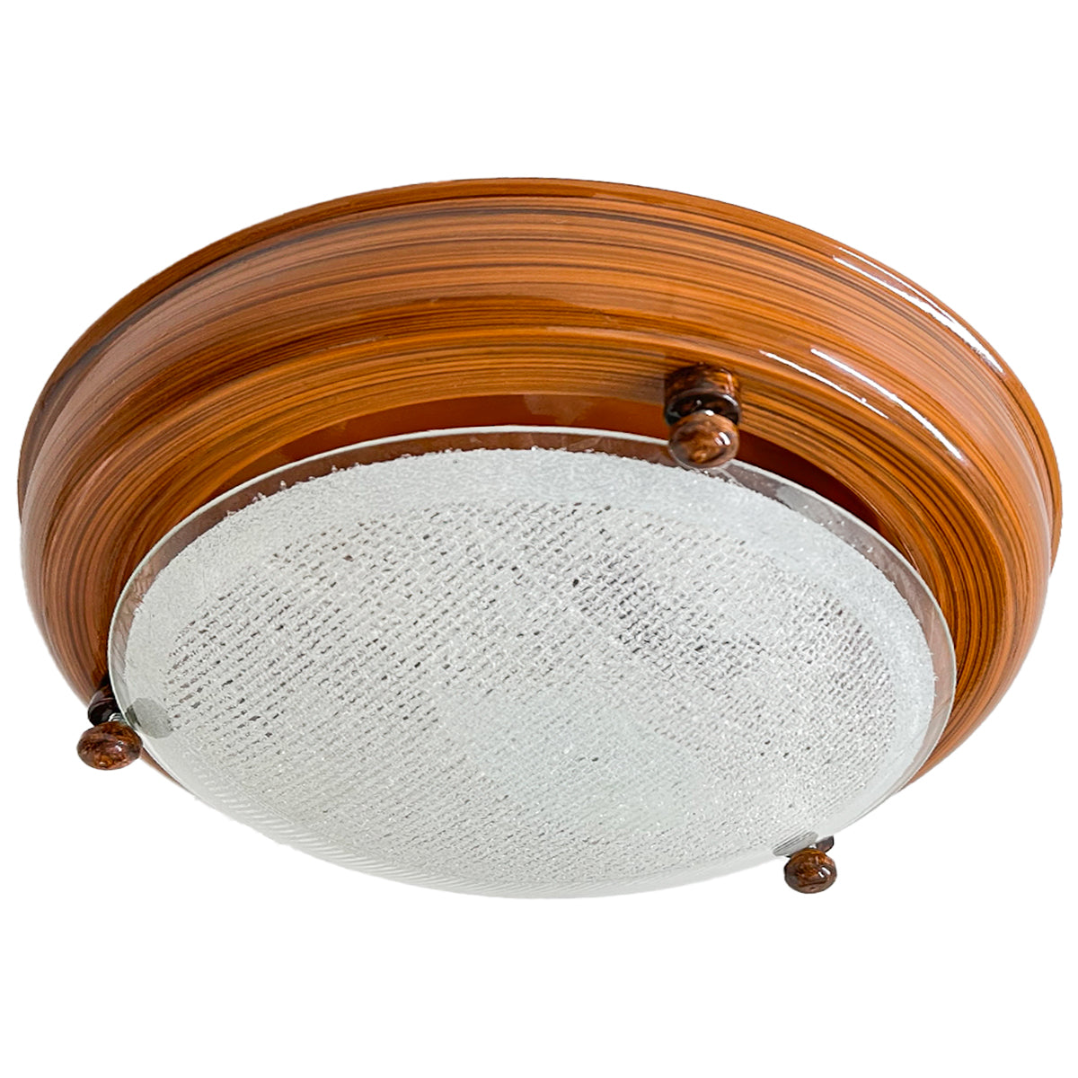 Plafon P20 Chico Color Madera Diamantado – Luz Ideal