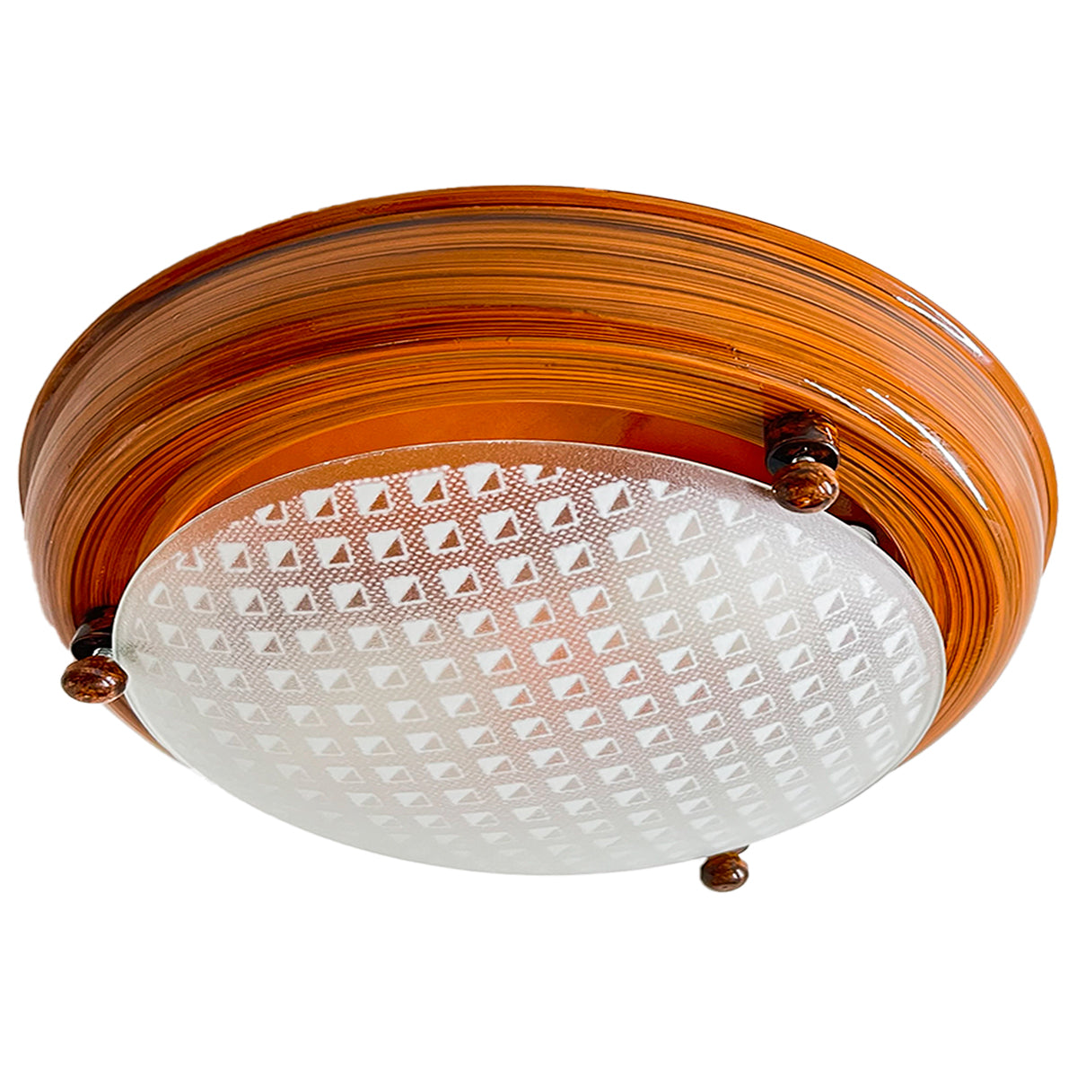 Plafon P20 Chico Color Madera Cuadros – Luz Ideal