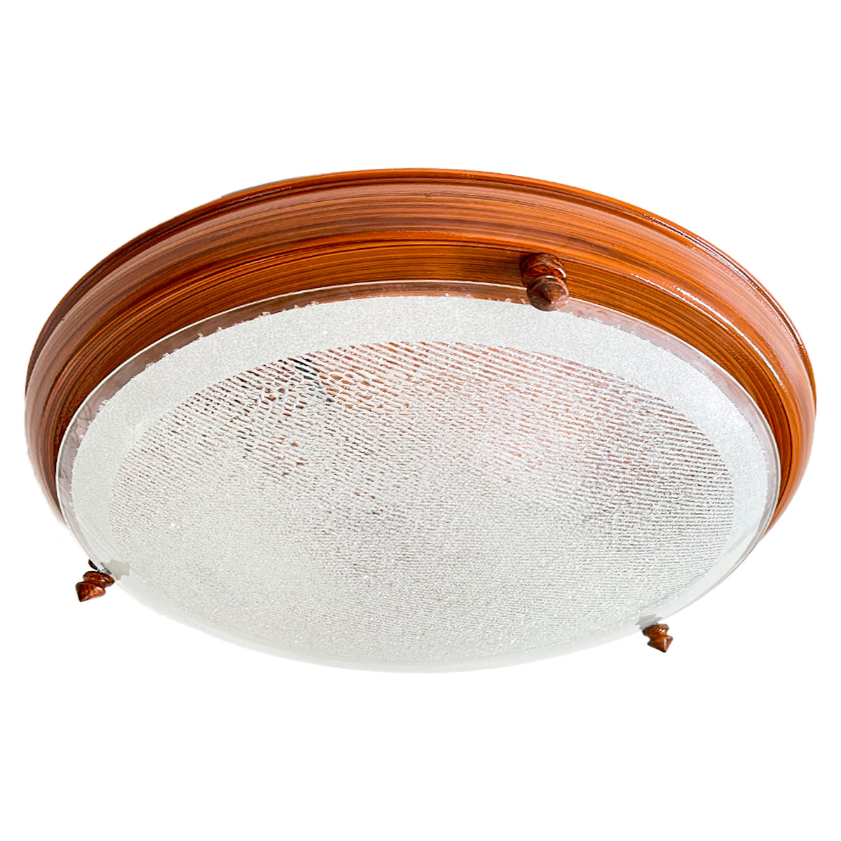 Plafon P20 Grande Color Madera Diamantado – Luz Ideal